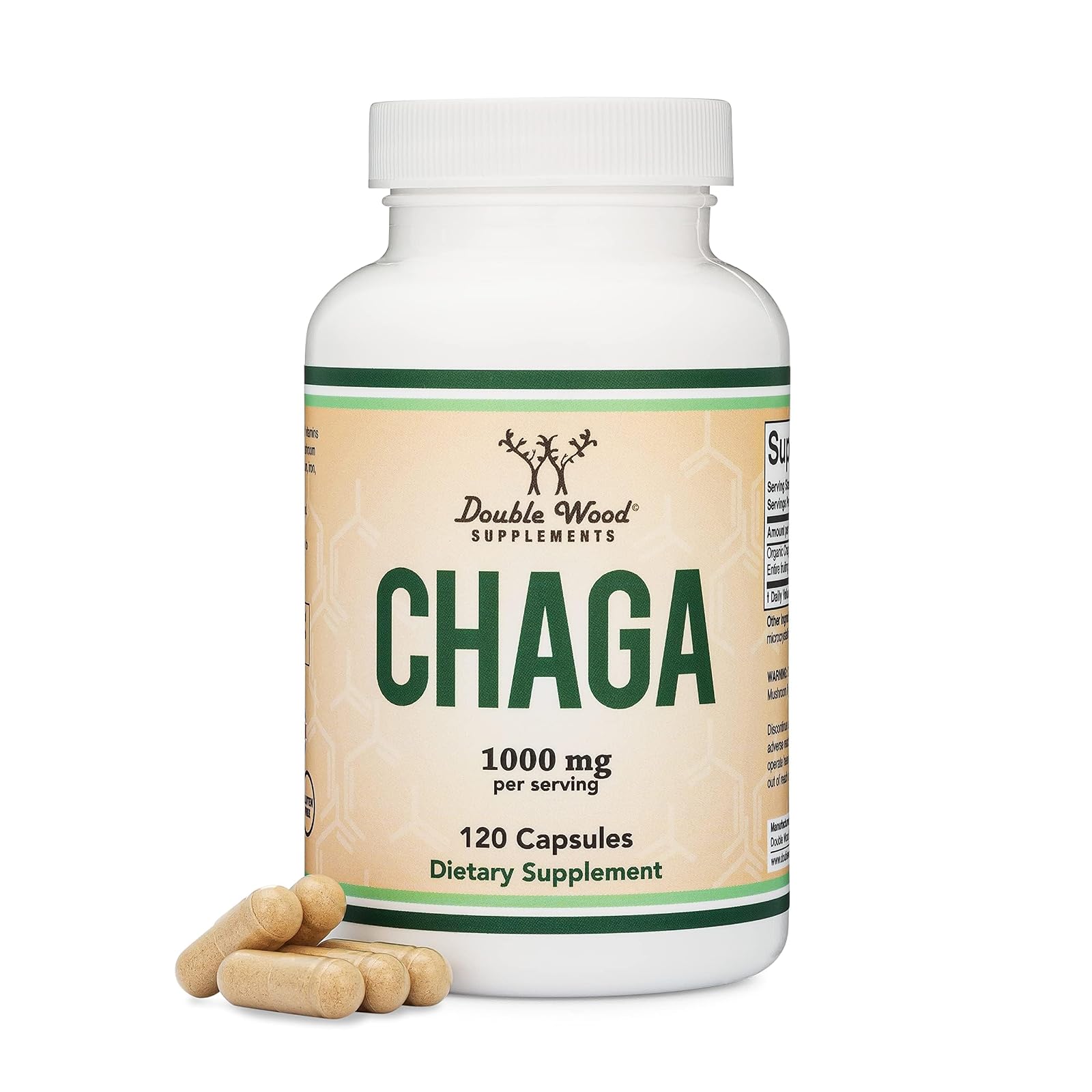 chaga mushroom immune support capsules