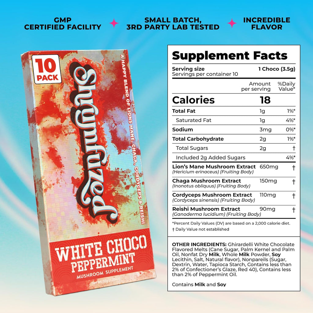 chaga mushroom infused chocolate