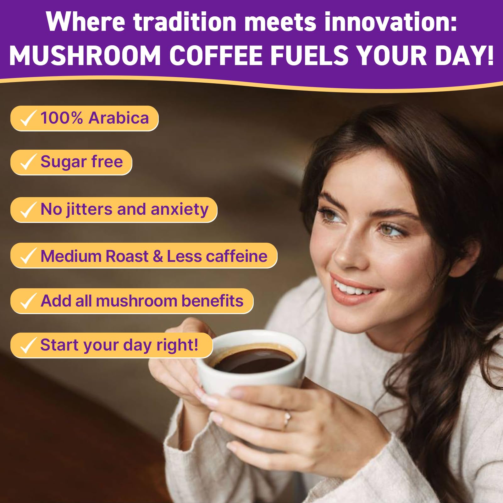 chaga mushroom infused coffee