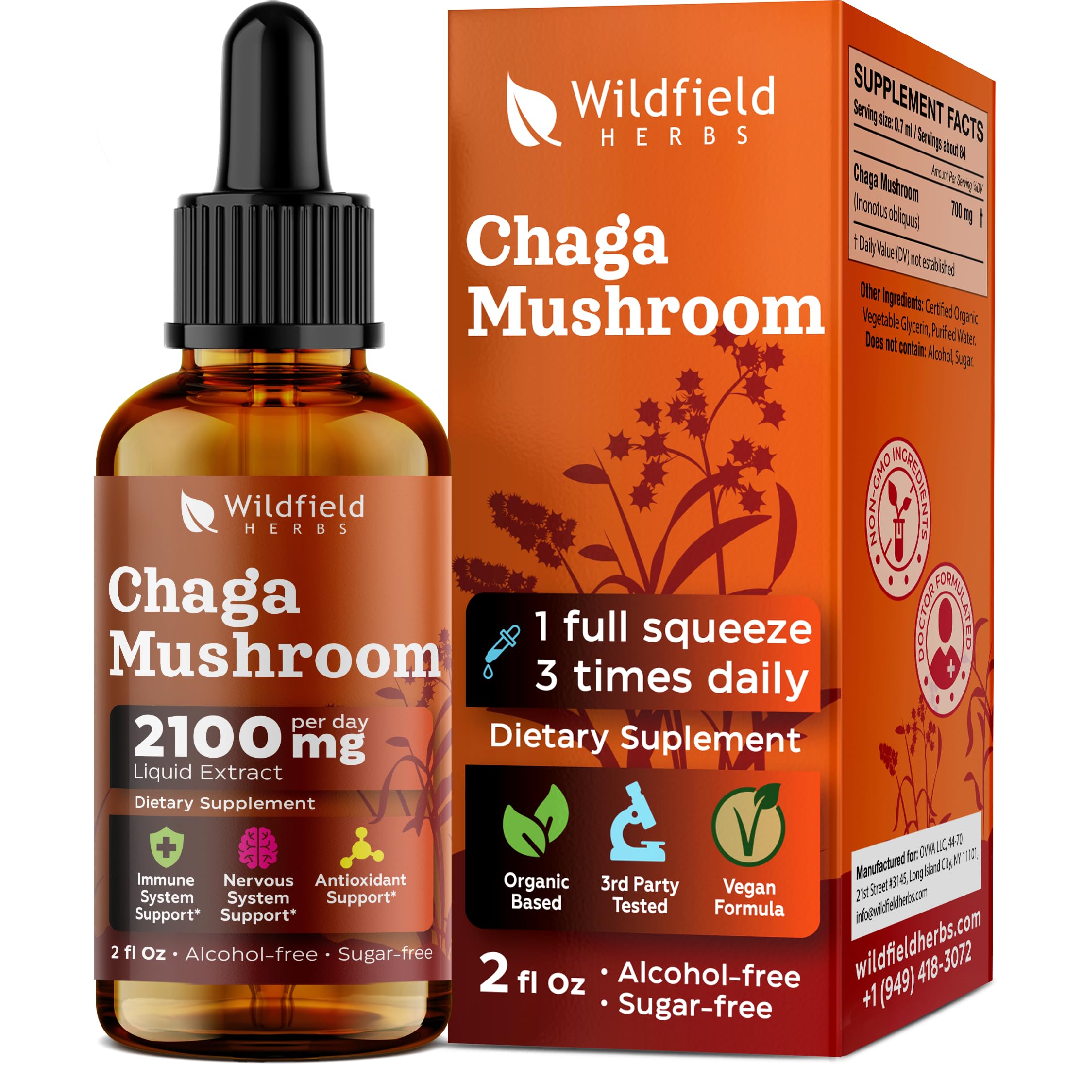 Chaga mushroom liquid extract benefits