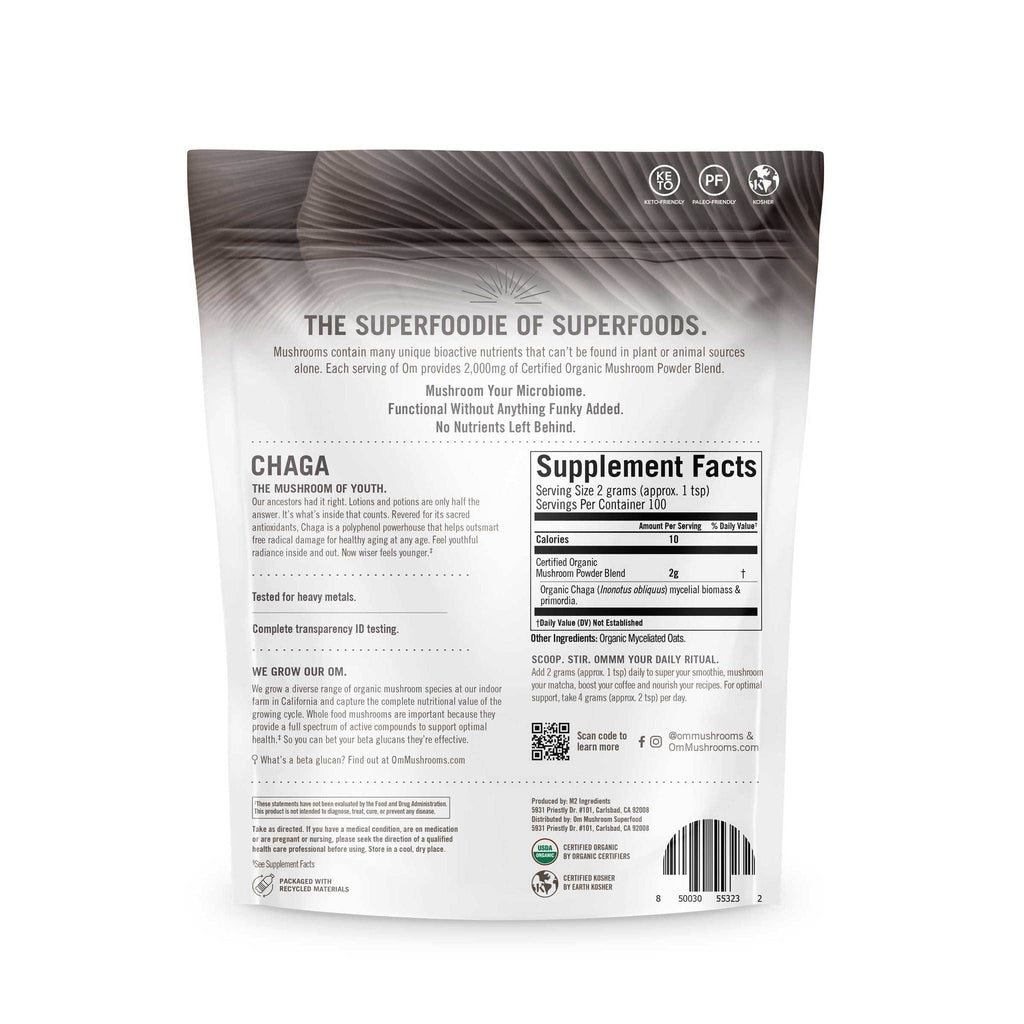 chaga mushroom powder for digestive health
