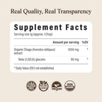 chaga mushroom powder for herbal tea