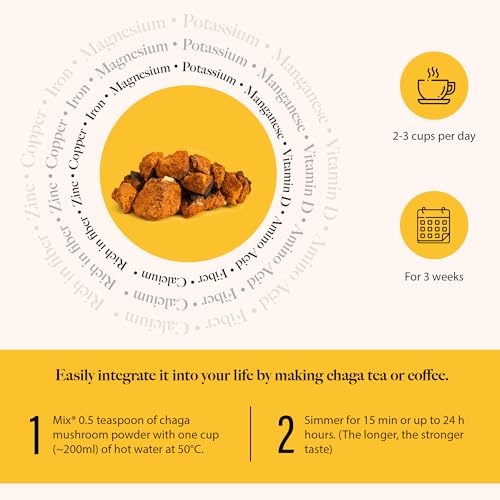 chaga mushroom powder for immune support