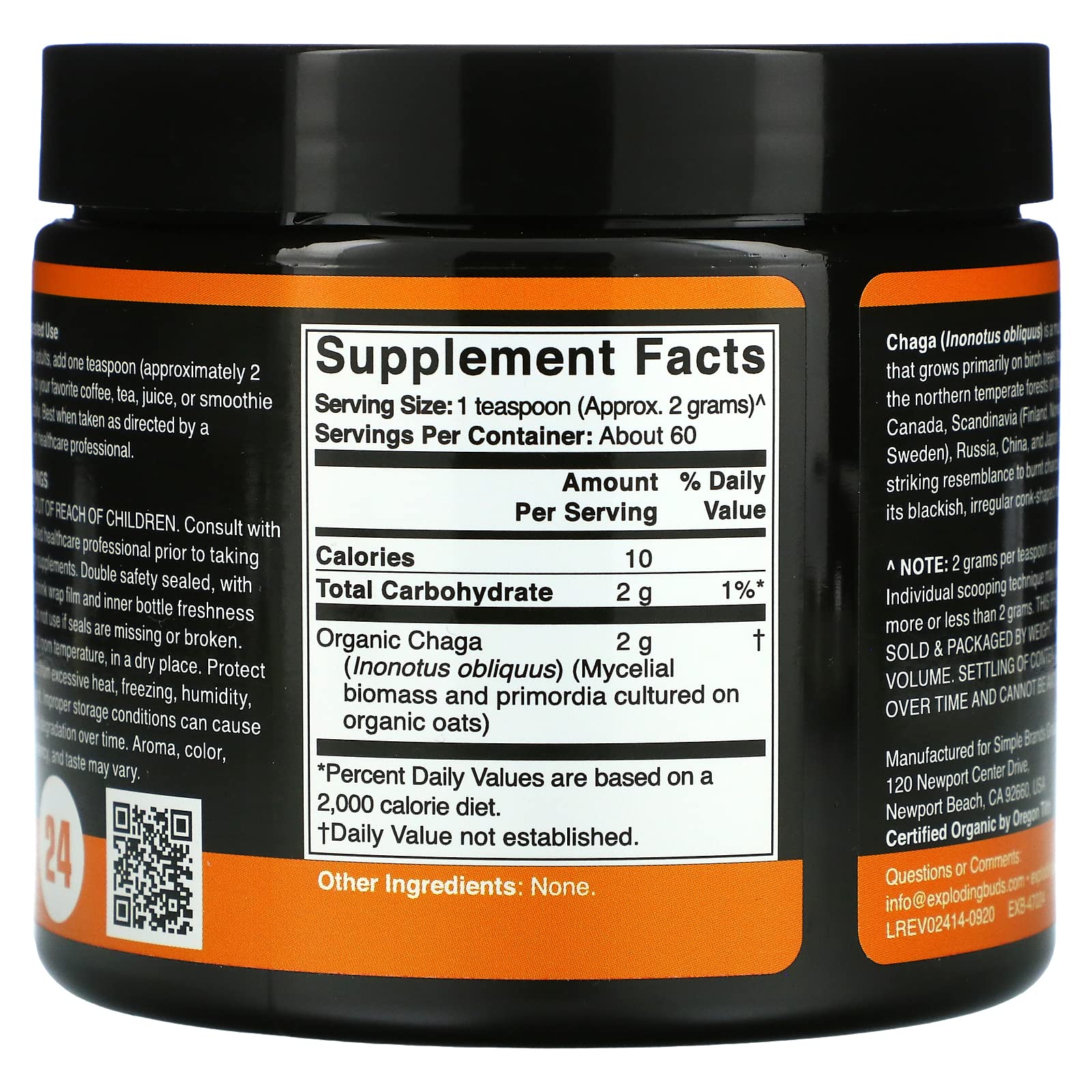 chaga mushroom powder for immune support