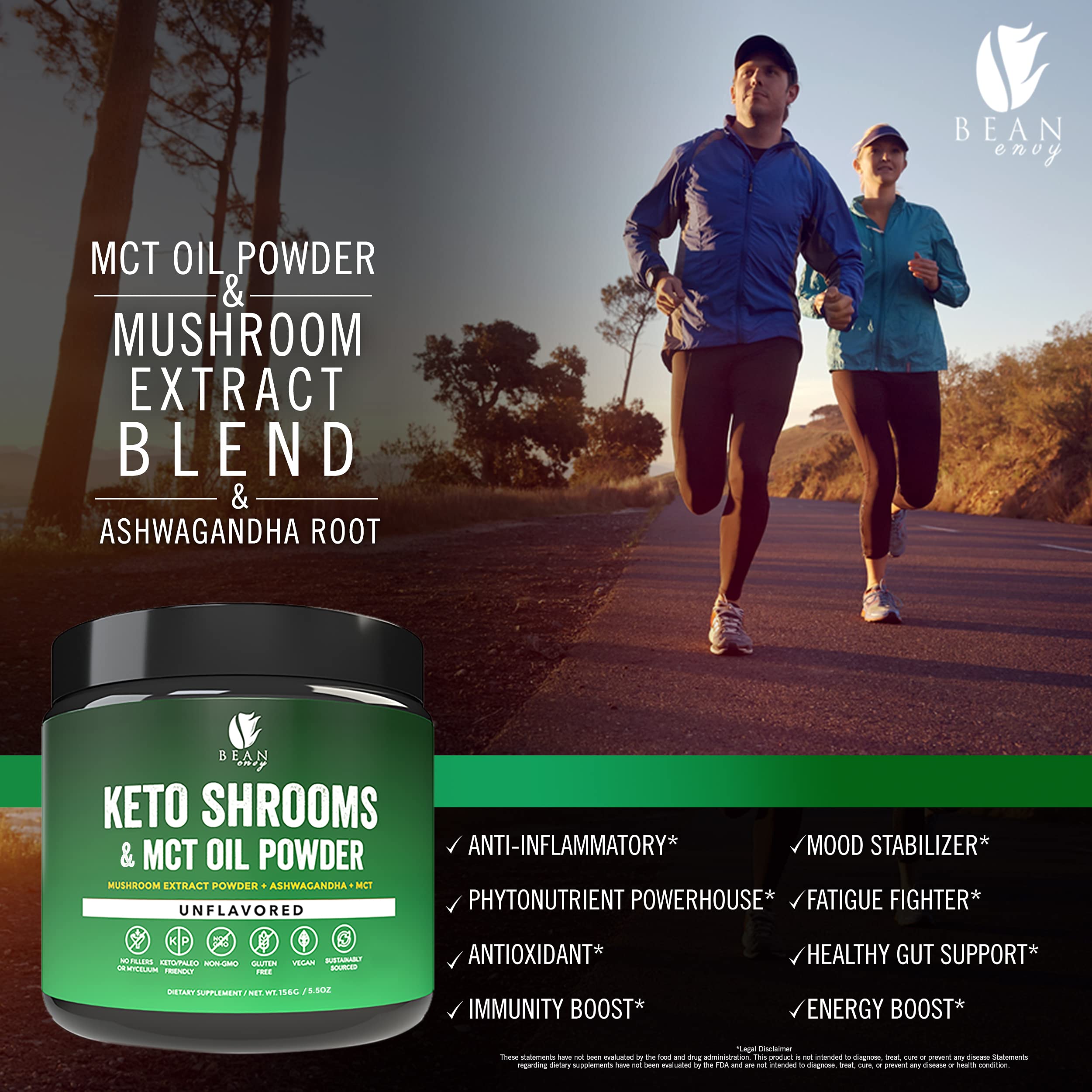 Chaga mushroom powder for immune support
