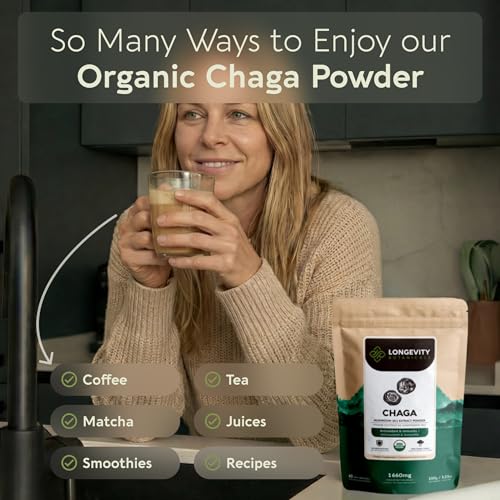 chaga mushroom powder for natural energy