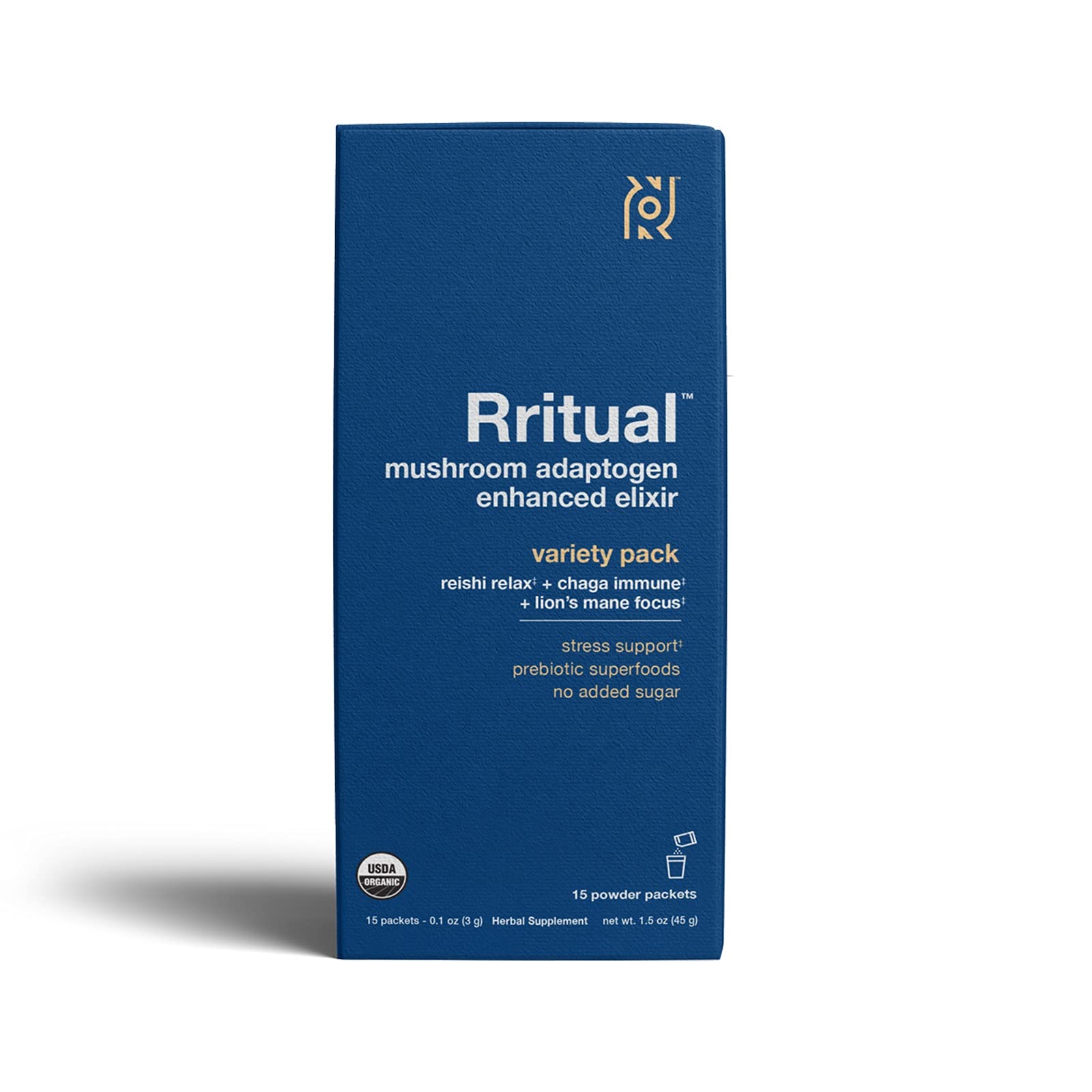 Chaga mushroom supplement stick pack