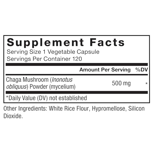 Chaga mushrooms for digestive health support