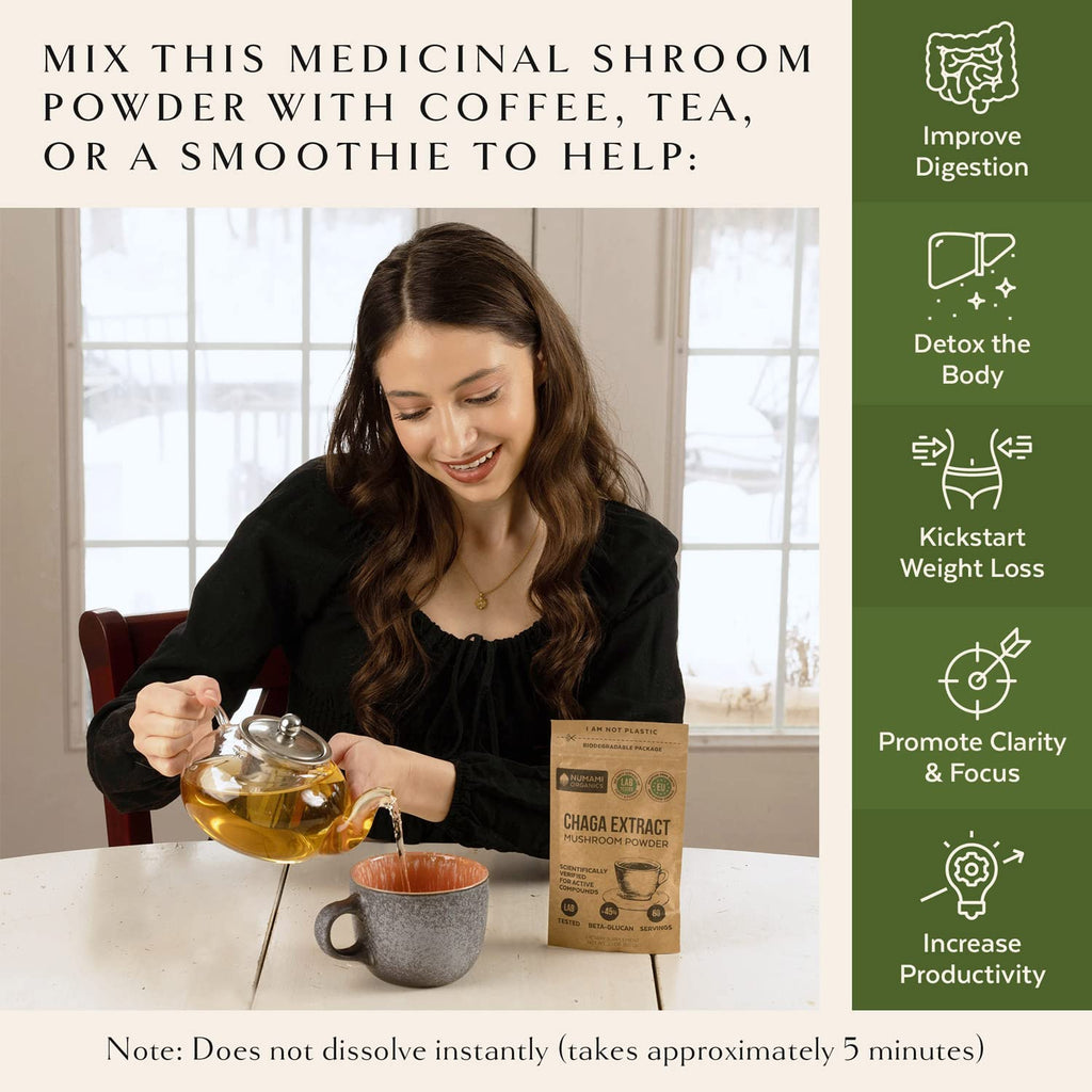 Chaga mushrooms for enhanced vitality