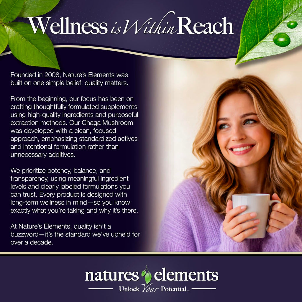 chaga mushrooms for holistic health