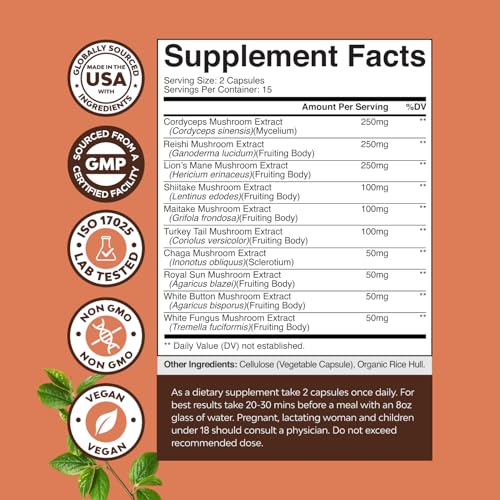 Chaga mushrooms for immune support