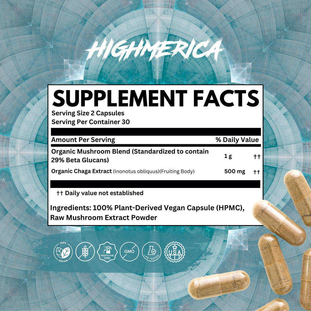 Chaga mushrooms for overall health