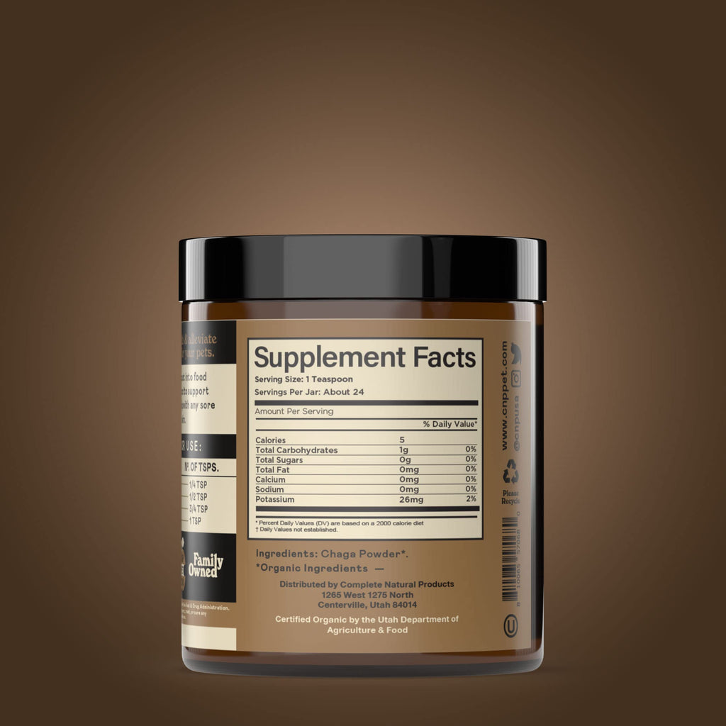 chaga mushrooms for pet wellness