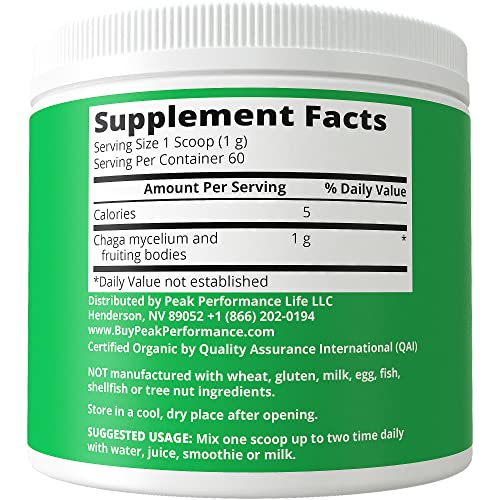 chaga powder for daily nutrition