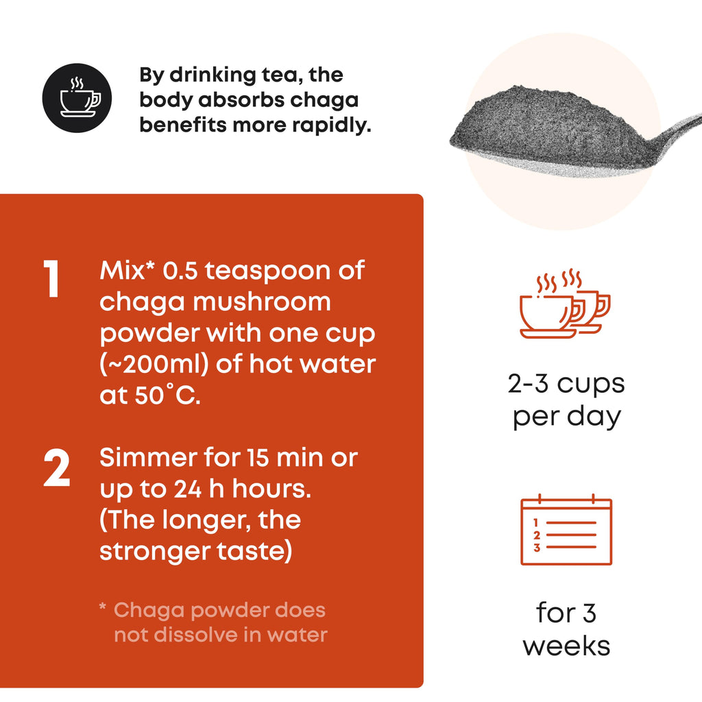 chaga powder for immune support