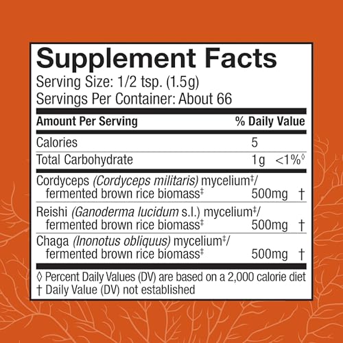 Chaga Reishi Cordyceps blend