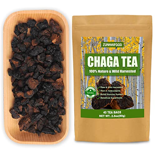 chaga tea bags for easy brewing