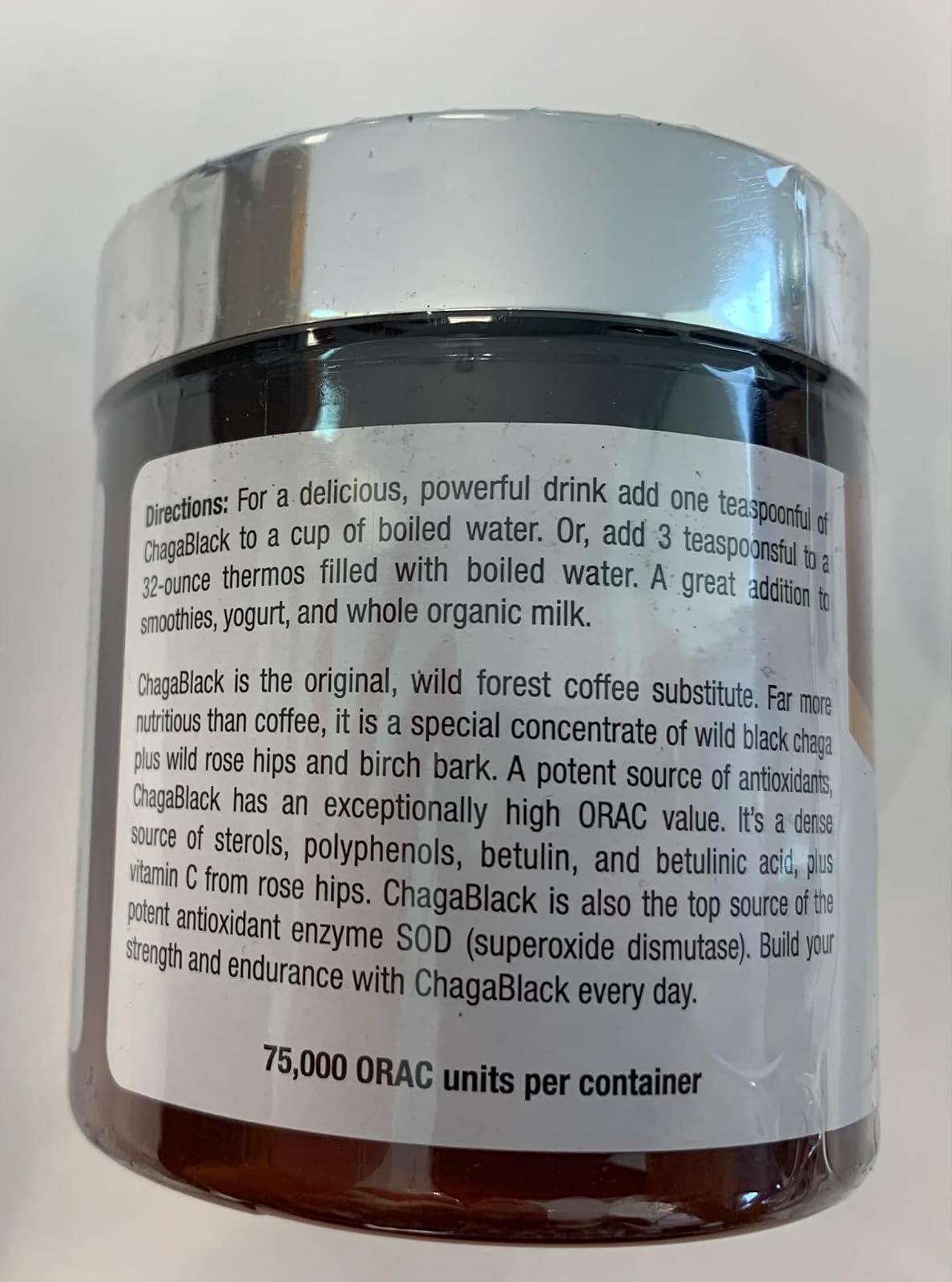 Chaga tea with antioxidant benefits