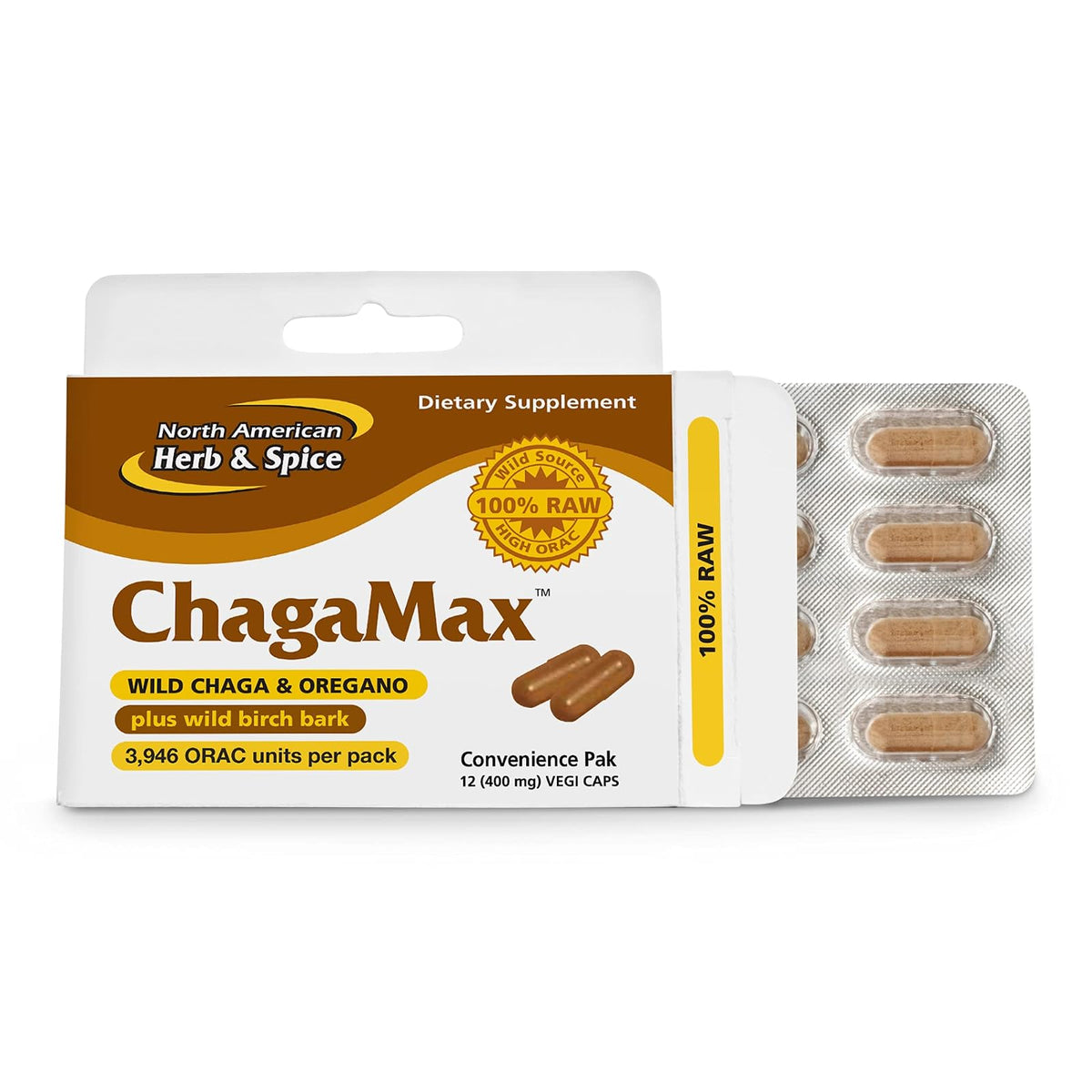 ChagaMax vegi capsules for wellness