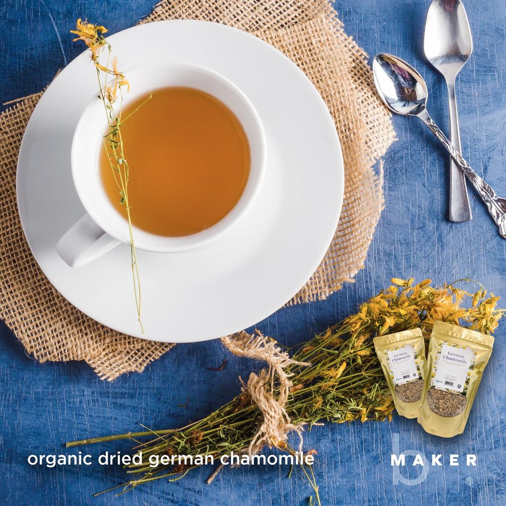 chamomile flowers for soothing baths