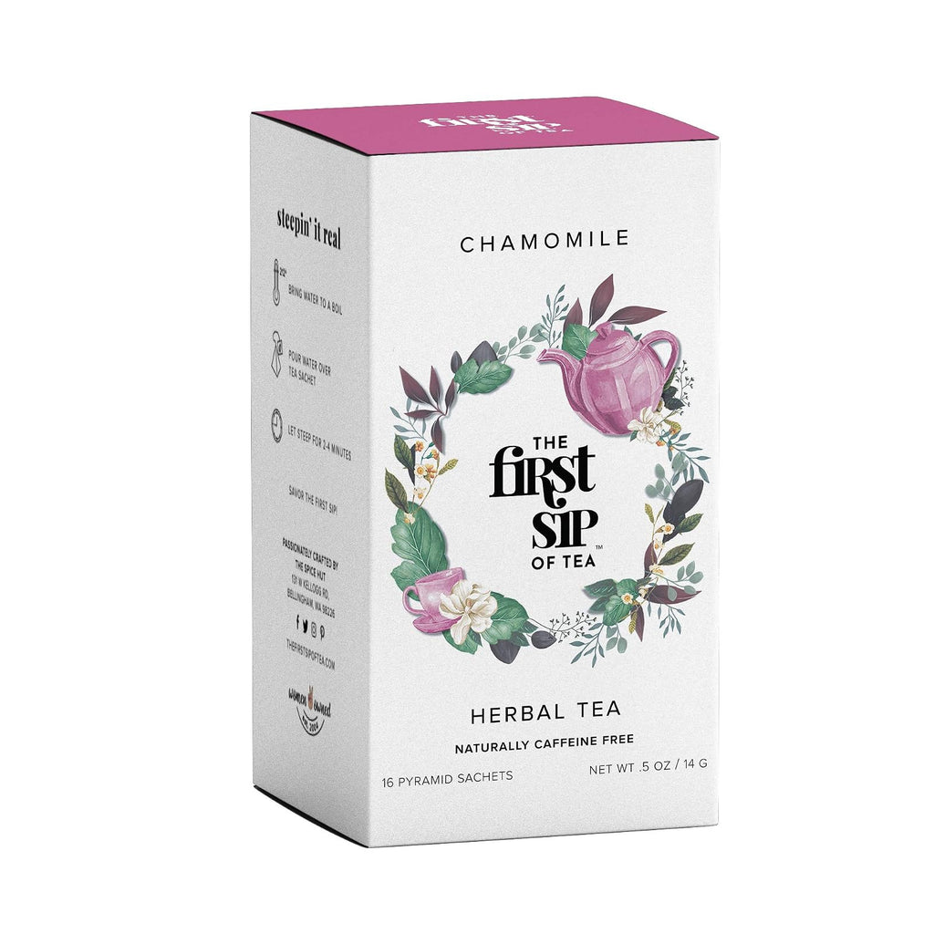 Chamomile herbal tea pyramid sachets