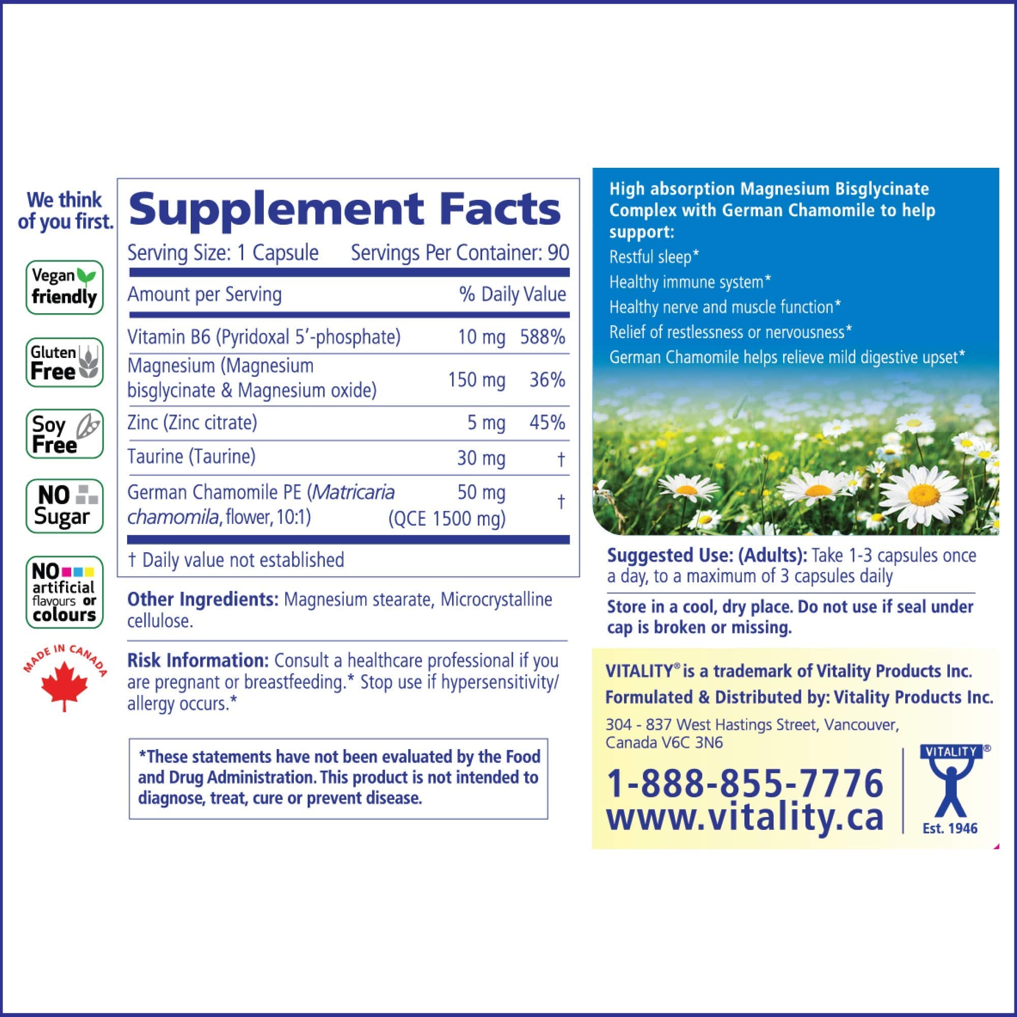 chamomile infused magnesium for sleep