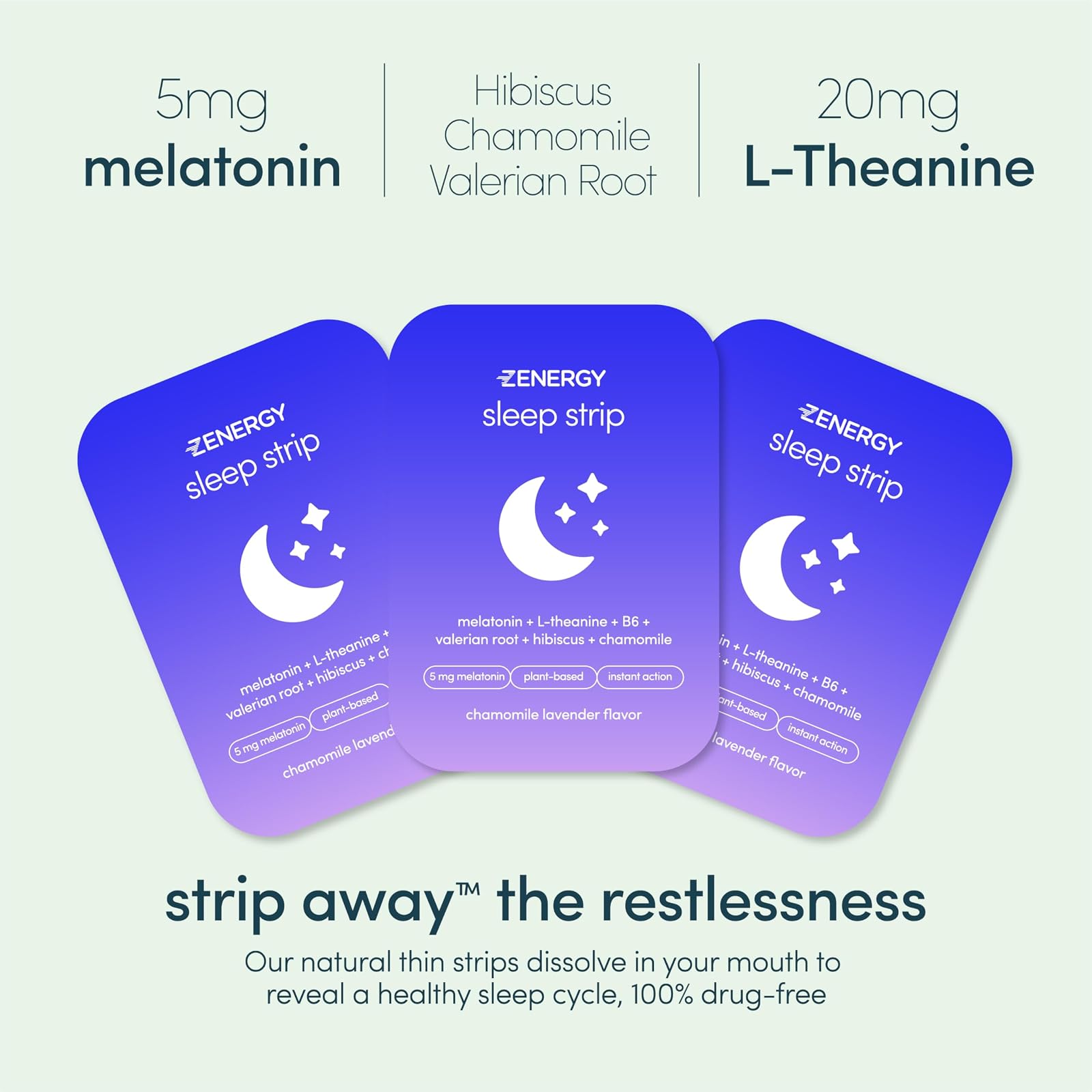chamomile lavender sleep aid strips