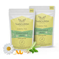 Chamomile mint green tea bags