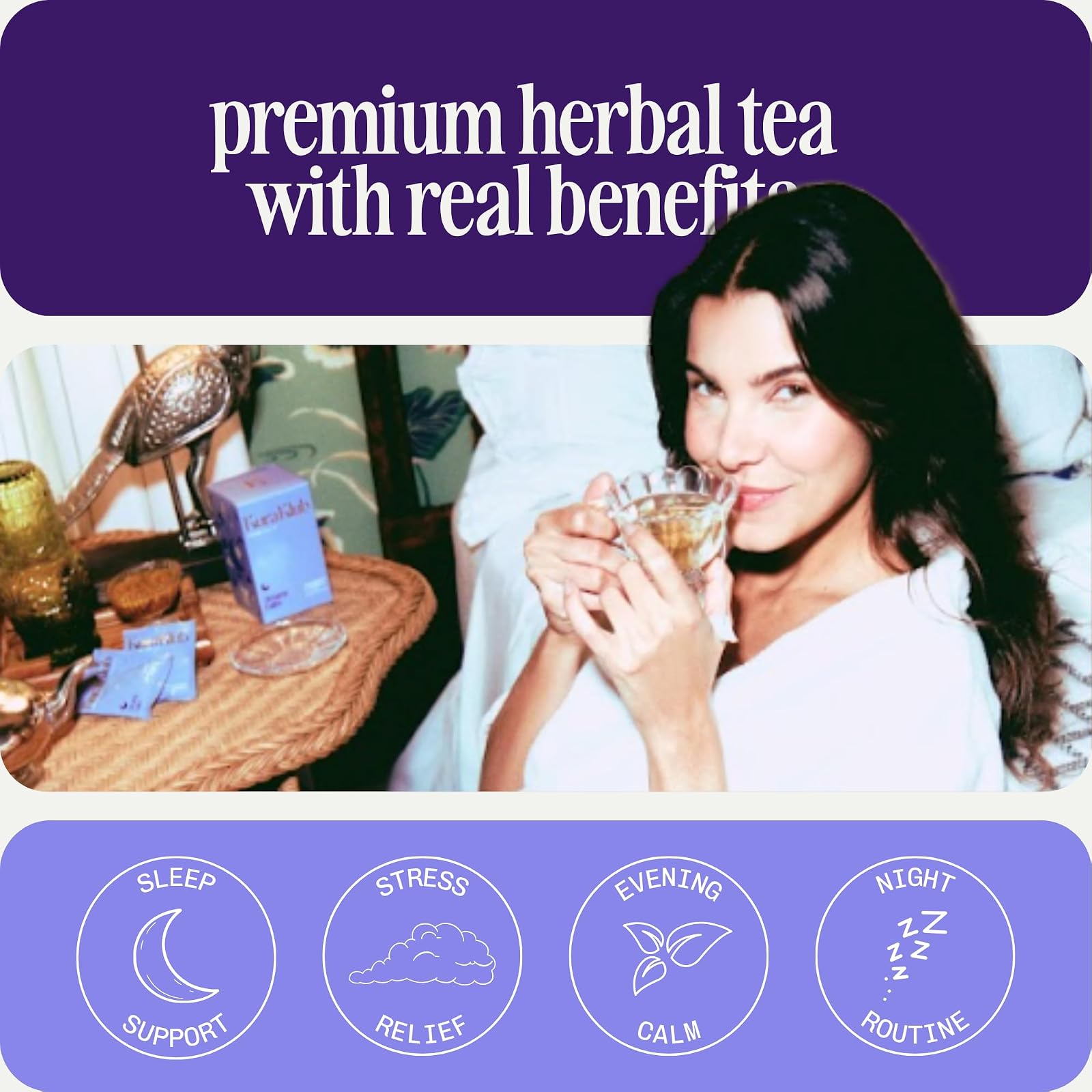 chamomile passion fruit herbal tea