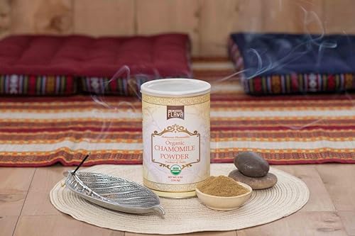 chamomile powder for soothing tea