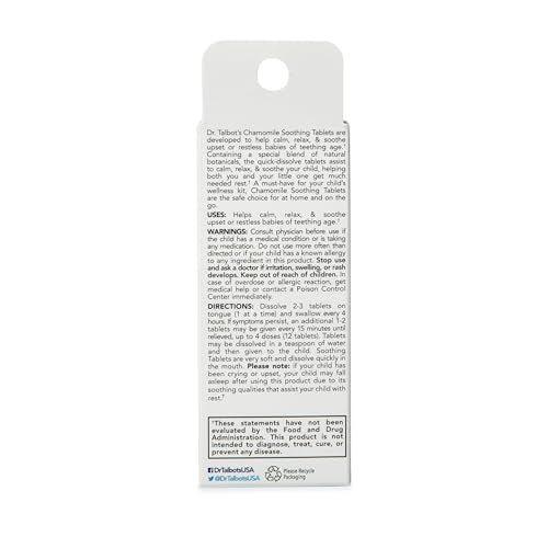 chamomile relaxation tablets for bedtime