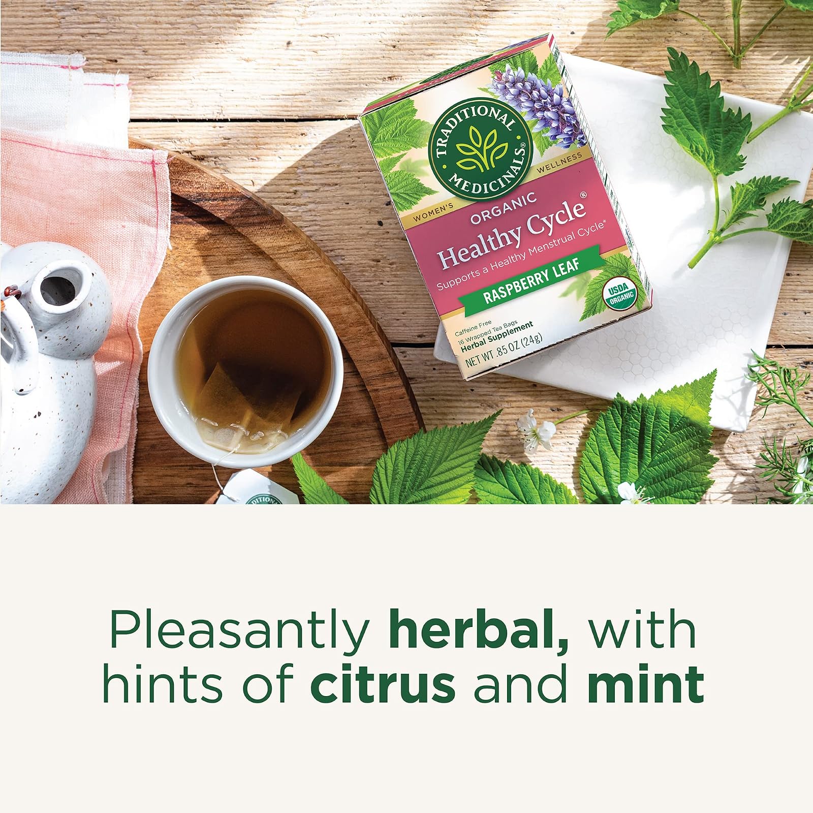 chamomile tea for menstrual support