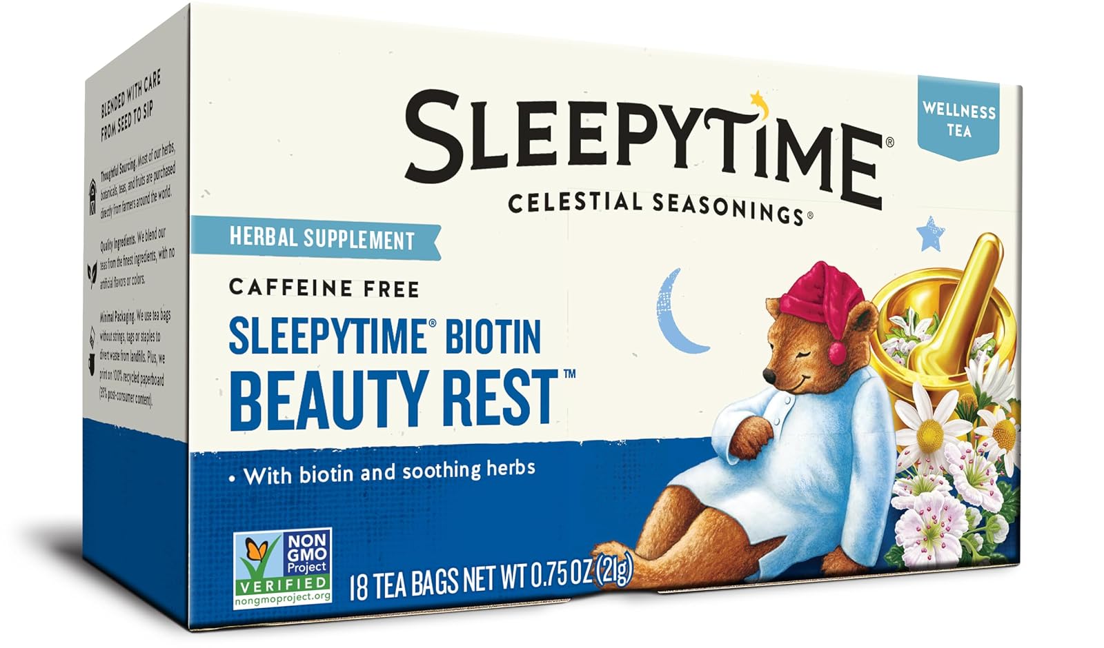 Chamomile tea for restful sleep
