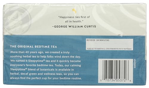 Chamomile tea for restful sleep