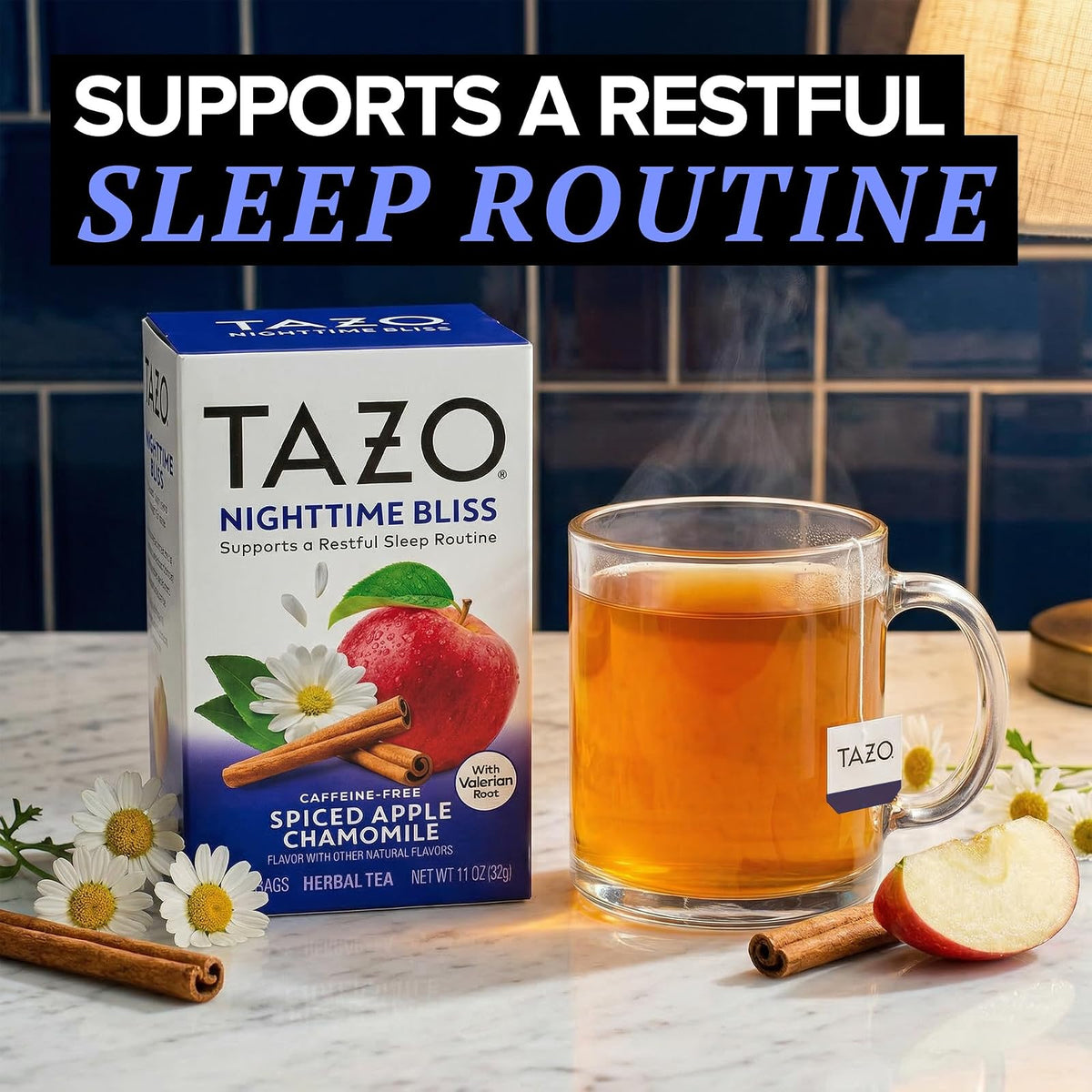 chamomile tea for restful sleep