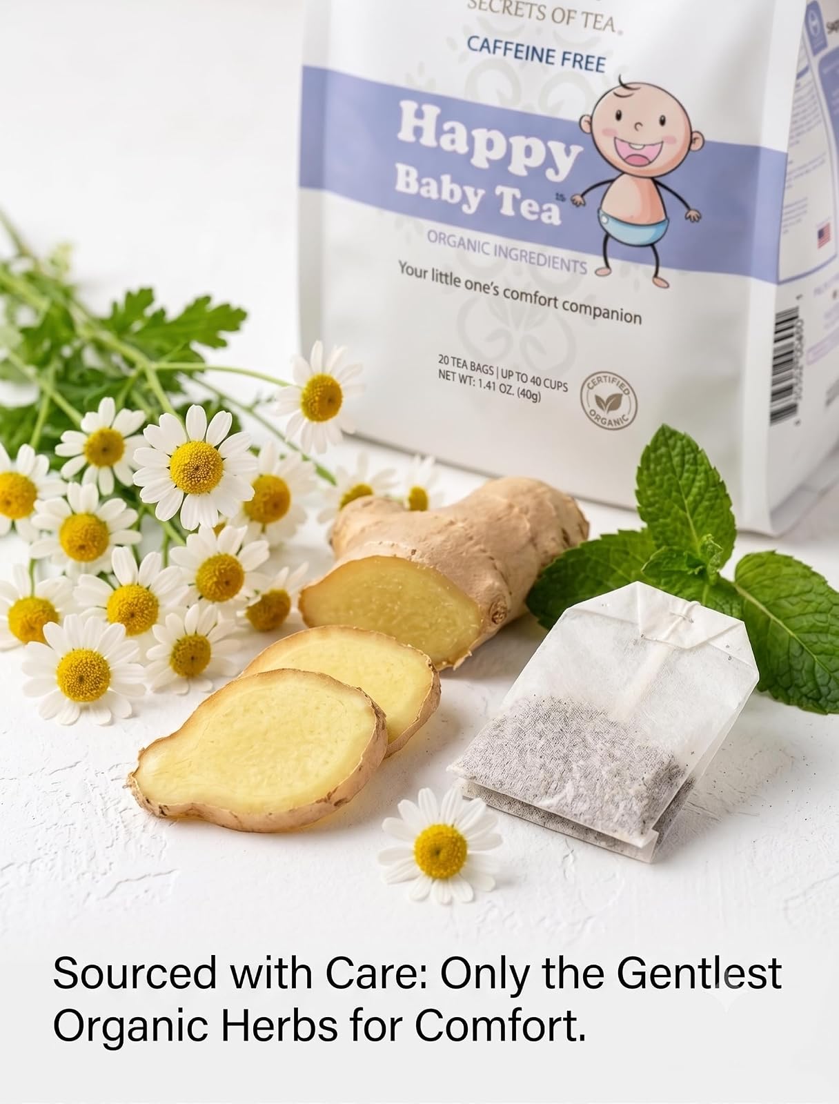 chamomile tea for teething relief