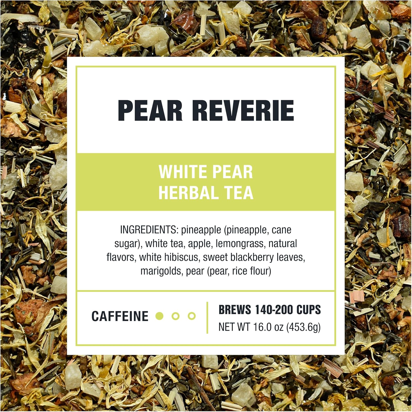 chamomile tea with pear flavour