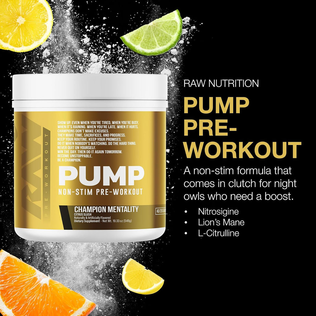 Champion Mentality pre workout for focus