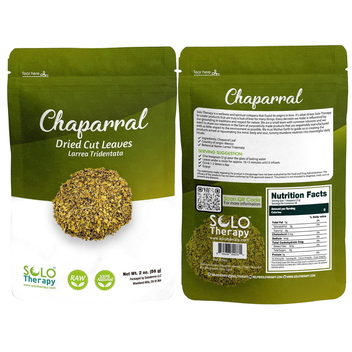Chaparral herbal tea for detox
