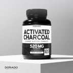 Charcoal capsules for bloating relief