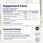 charcoal capsules for bloating relief