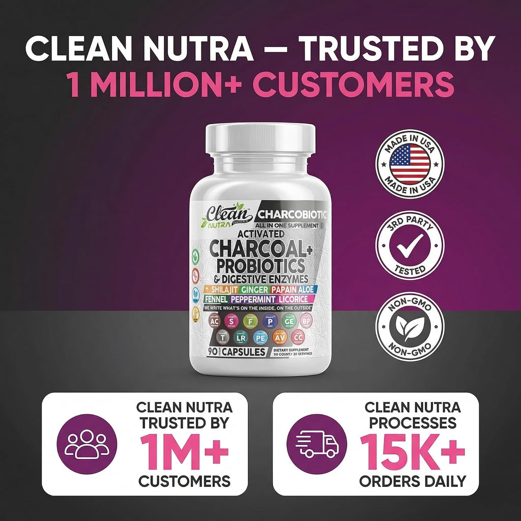 charcoal capsules for bloating relief