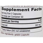 charcoal capsules for digestive health