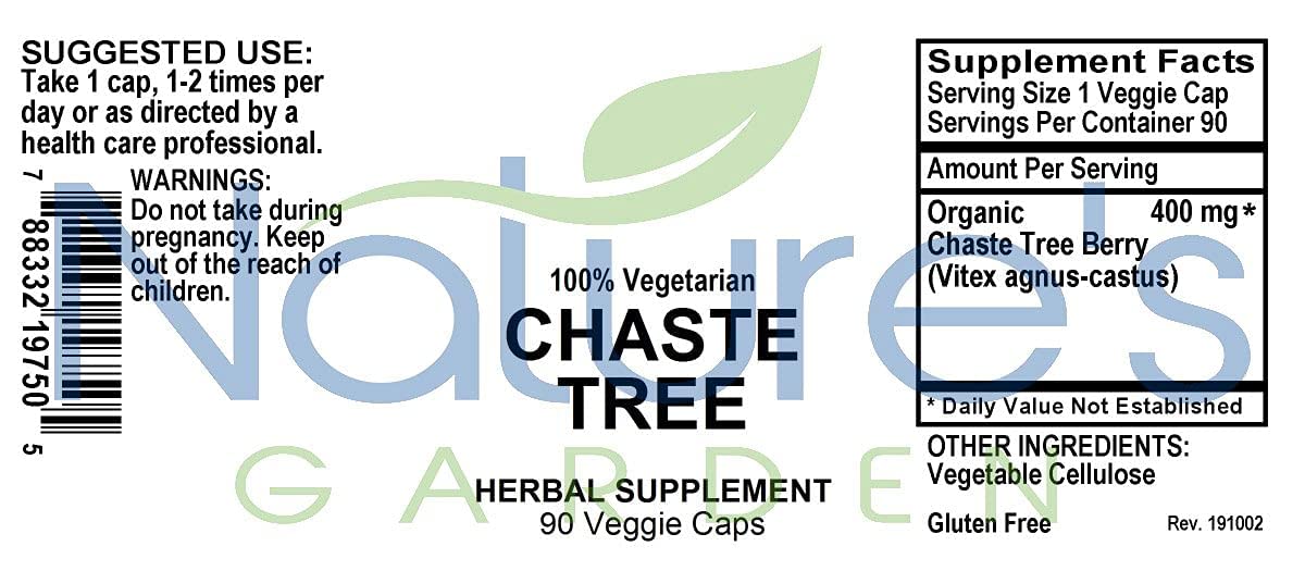 Chaste Tree capsules for natural relief