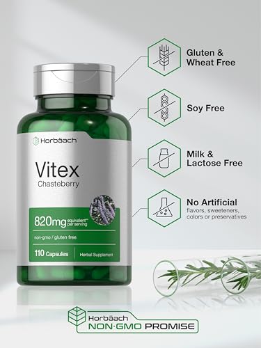 Chasteberry capsules for hormonal support