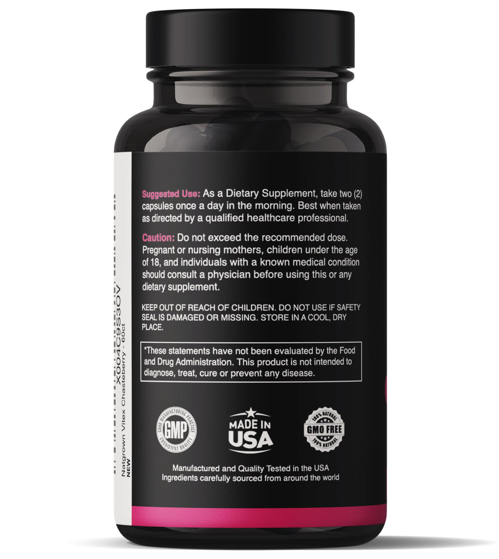 Chasteberry capsules for wellness