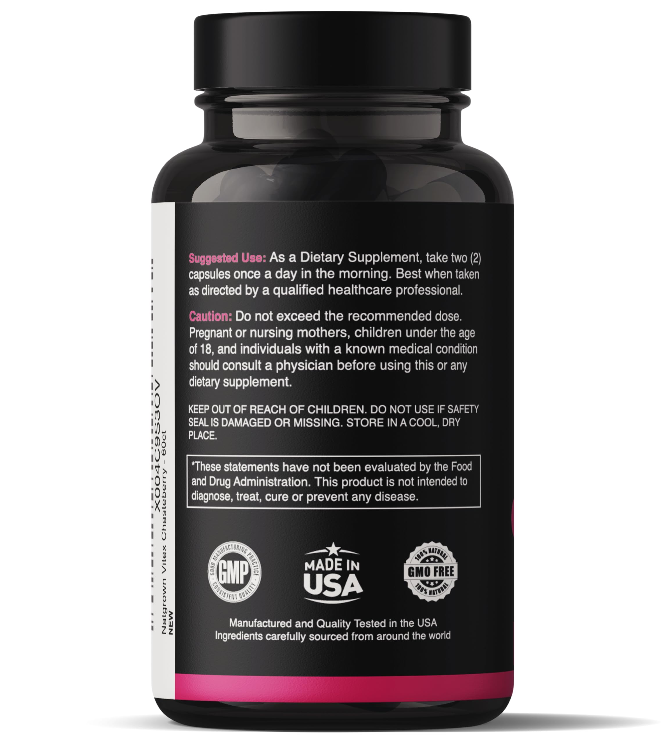 Chasteberry capsules for wellness