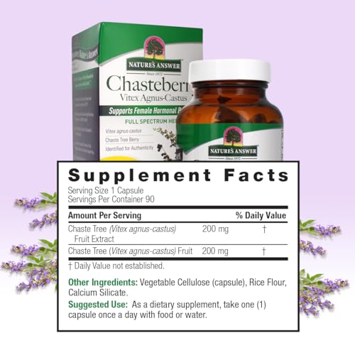 Chasteberry extract for menstrual support