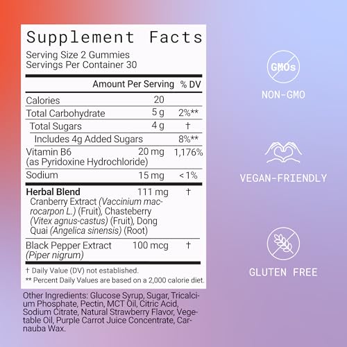 Chasteberry gummies for hormonal balance