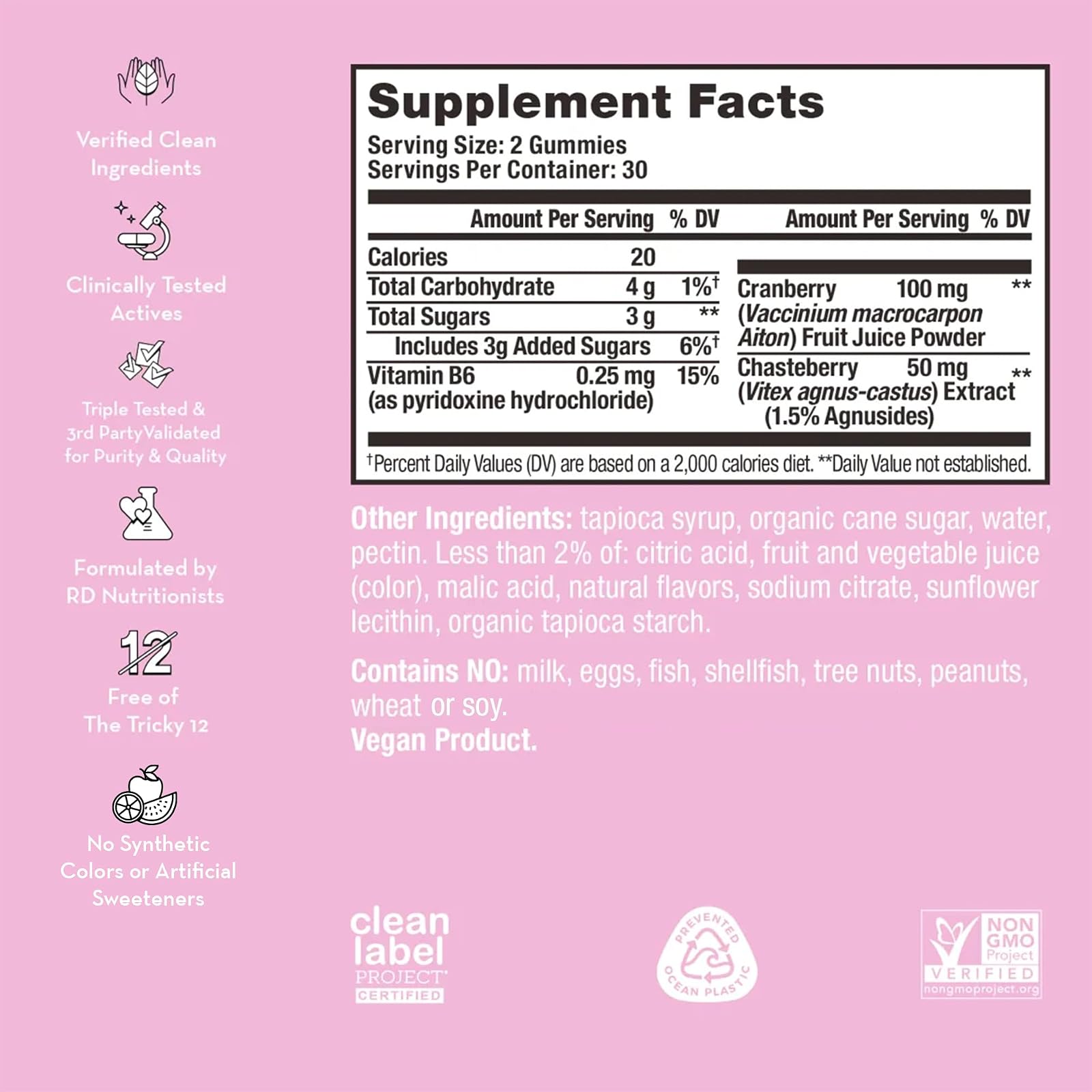 Chasteberry multivitamin for hormonal balance